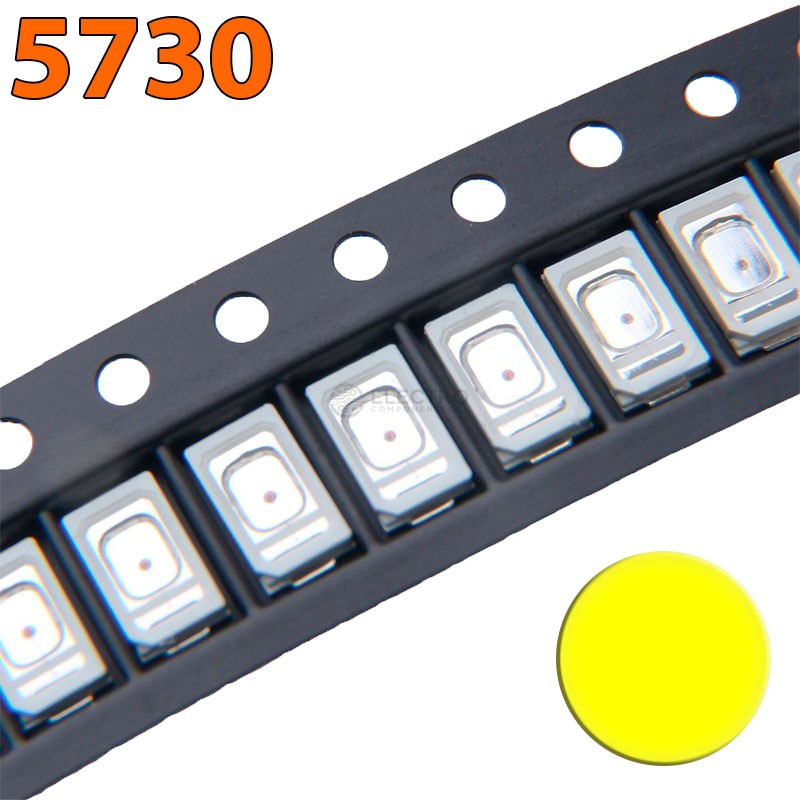 LED SMD 5730 150mA 500mW - Amarillo