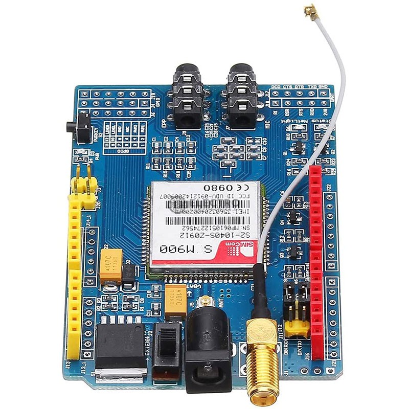 Shield SIM900 GPRS GSM Quad band 850/900/1800/1900 MHz compatible ...