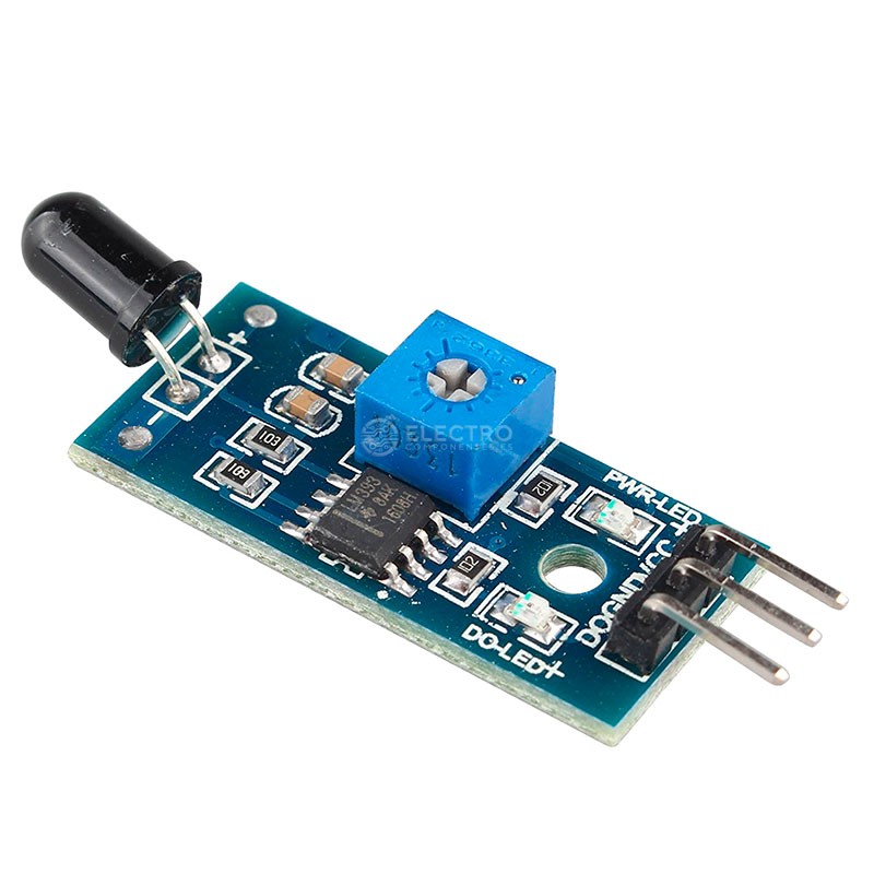 Modulo Sensor de Llama IR 760nm - 1100nm flama fuego YG1006