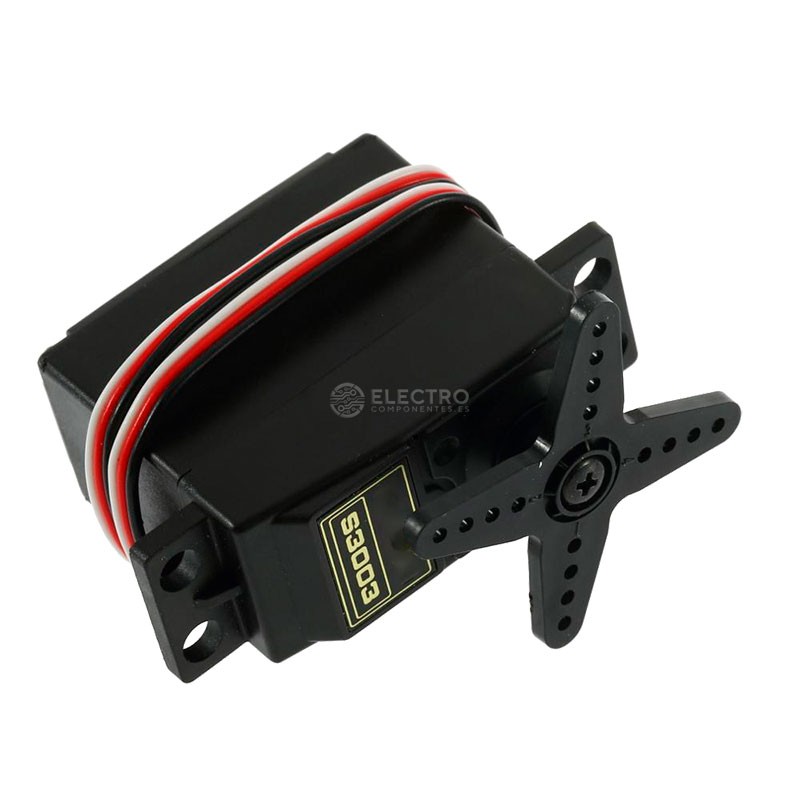 Servo S3003 servomotor 360 motor paso a paso tipo Futaba giro continuo ...