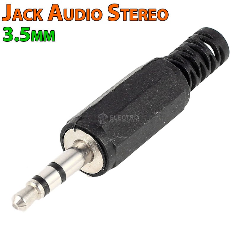 Conector Jack Audio 3,5mm estereo - MACHO 3.5mm