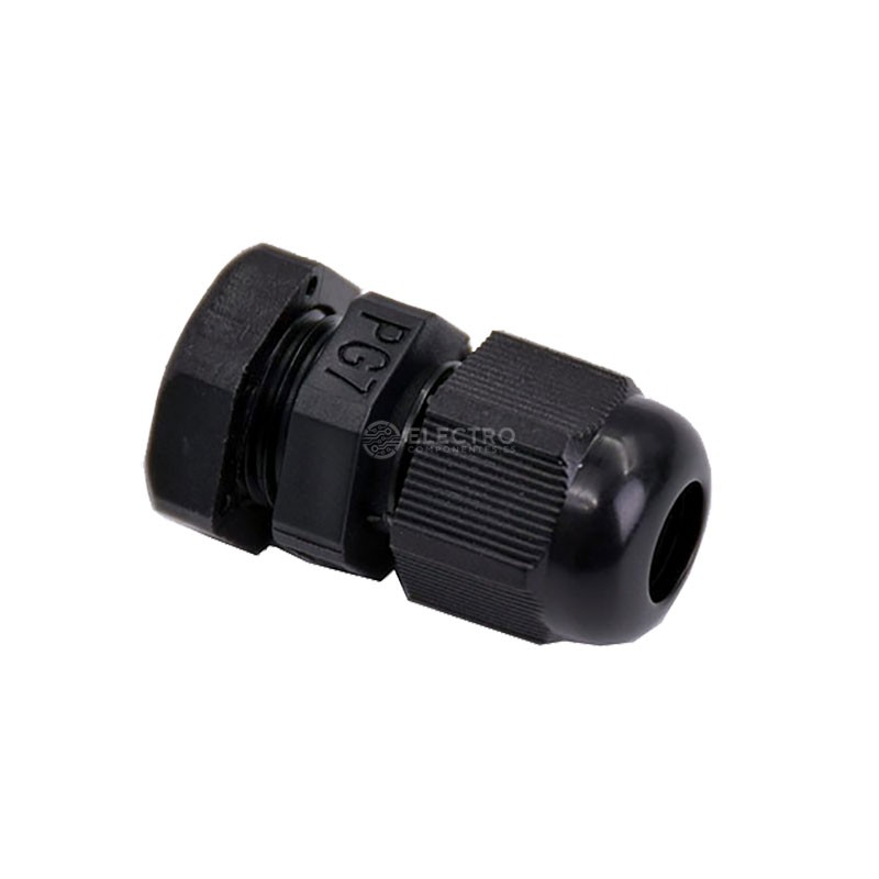 PG7 M12 3-6,5mm Prensaestopas Pasamuros NEGRO