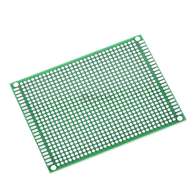 Placa PCB 7x9cm Perforada Doble Cara 2,54mm Prototipo