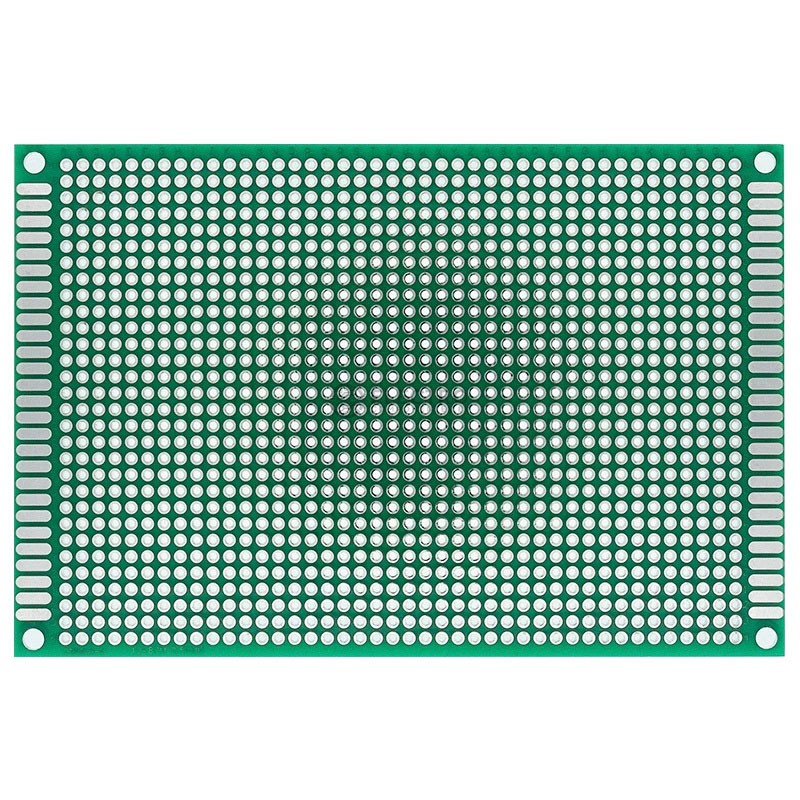 Placa PCB 8x12cm Perforada Doble Cara 2,54mm Prototipo