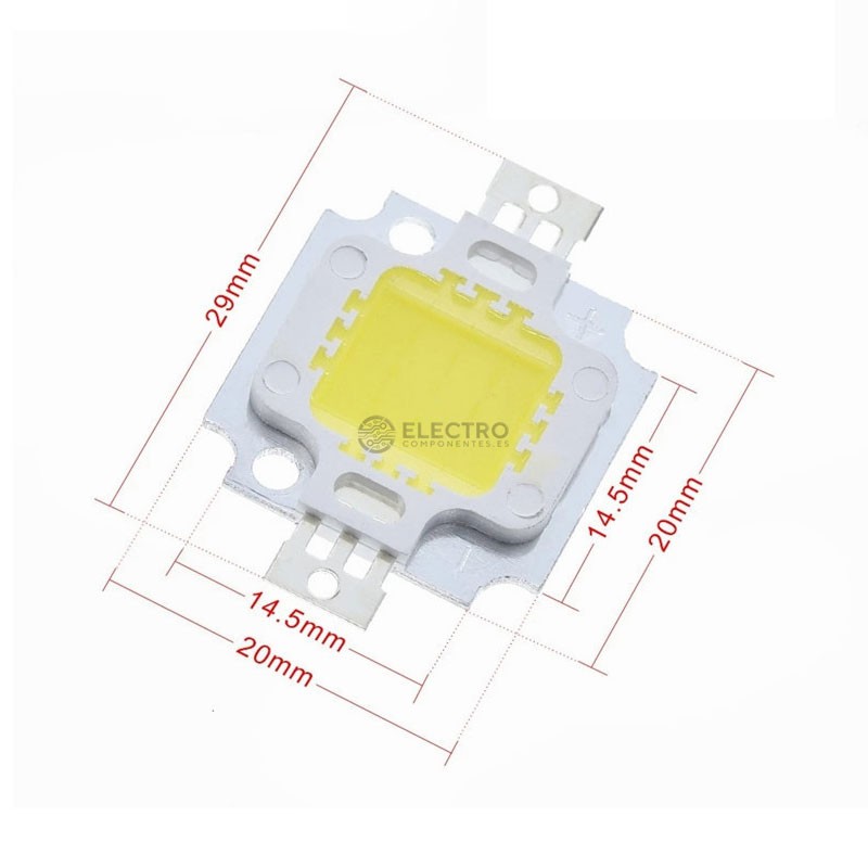LED Alta Potencia 10W ROJO Chip SMD diodo COB