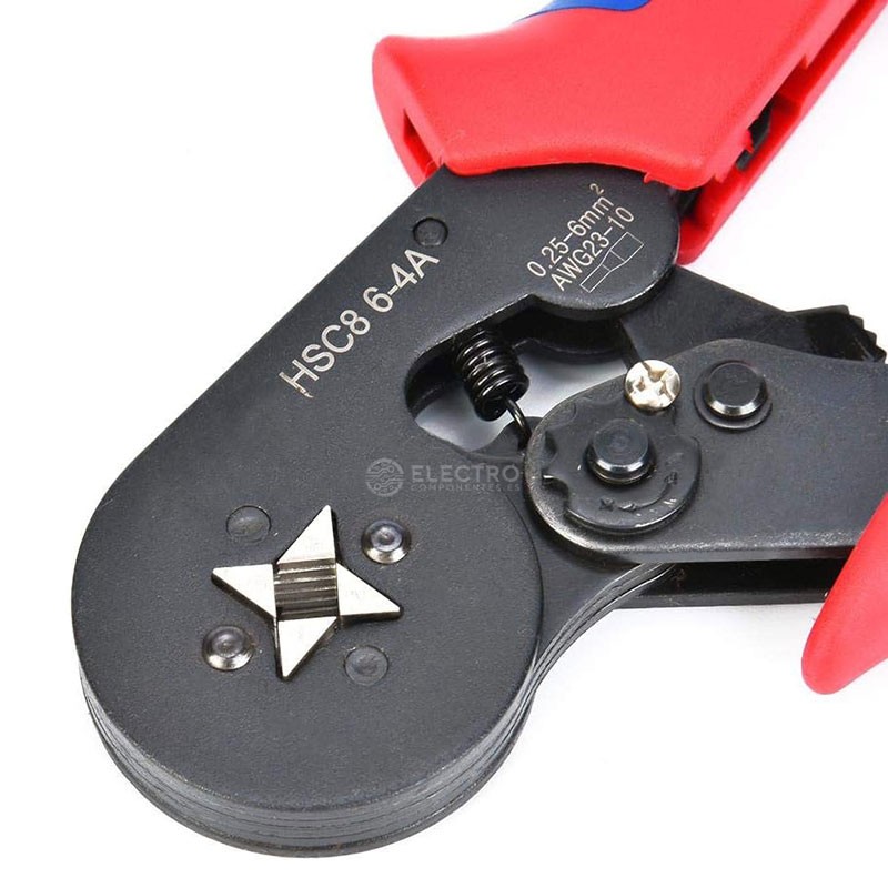 Crimpadora HSC8 6-4A para punteras terminales prensa